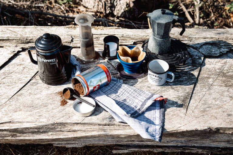 Kaffeekochen unterwegs - Das 4x4 der Camping-Kaffeekocher - MATSCH ...