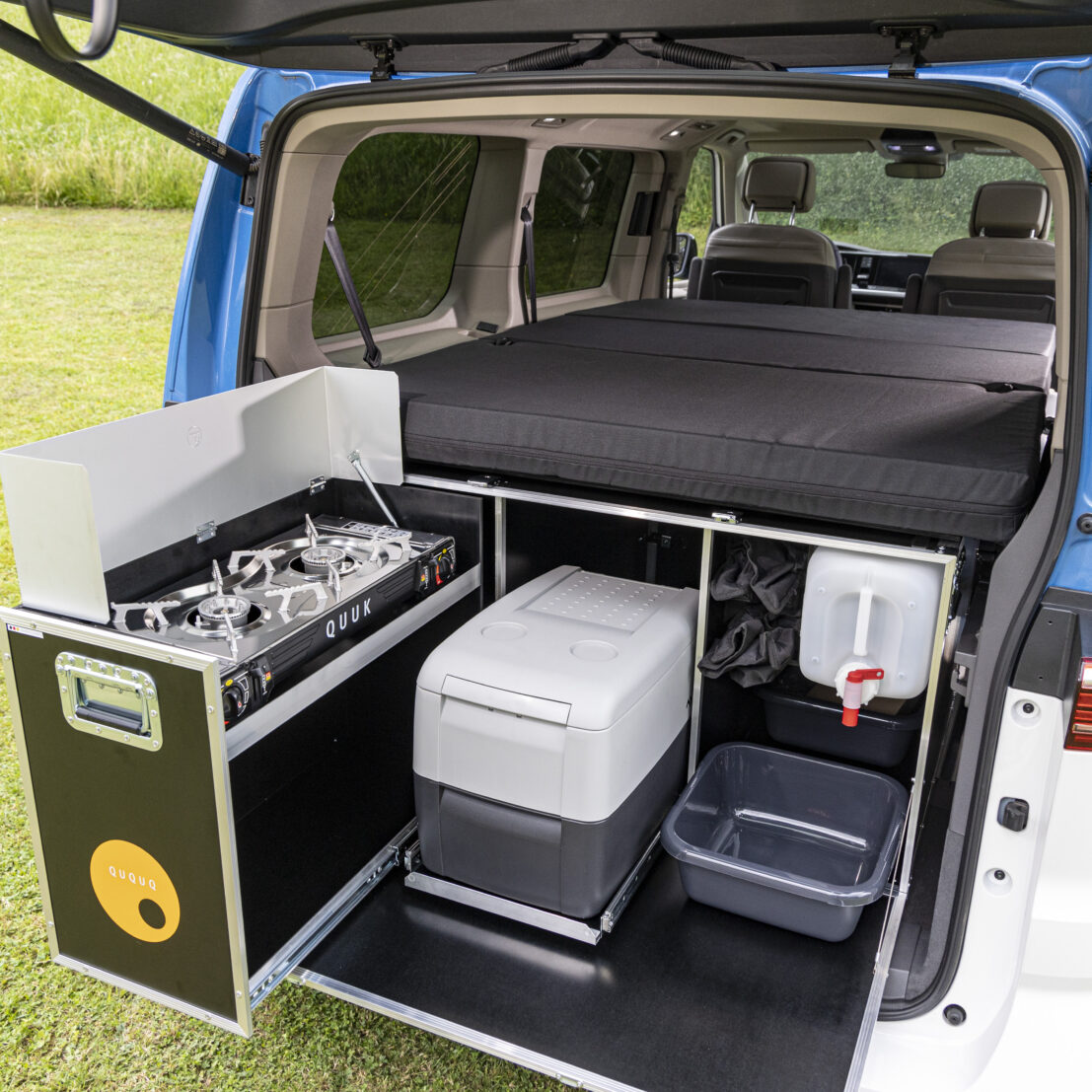 QUQUQ Camping-Box VW T7 Multivan zum Minicamper - MATSCH&PISTE